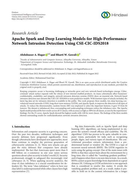 Pdf Apache Spark And Deep Learning Models For High Performance