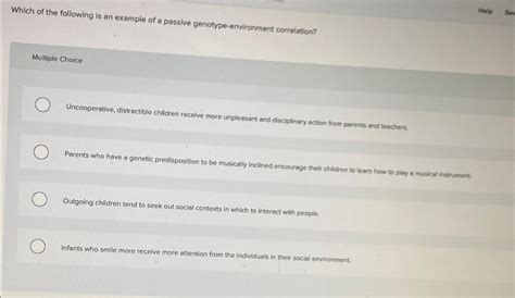 Solved Which Of The Following Is An Example Of A Passive