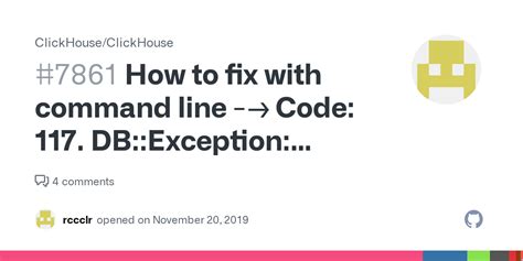 How To Fix With Command Line Code 117 Dbexception Expected