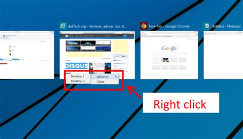 How To Move A Window Between Desktops In Windows 10 Tip DotTech