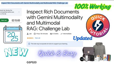 Inspect Rich Documents With Gemini Multimodality And Multimodal Rag Challenge Lab Gsp520
