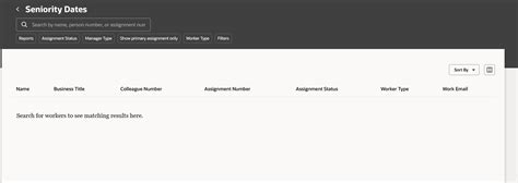 Redwood Experience For Seniority Dates — Cloud Customer Connect