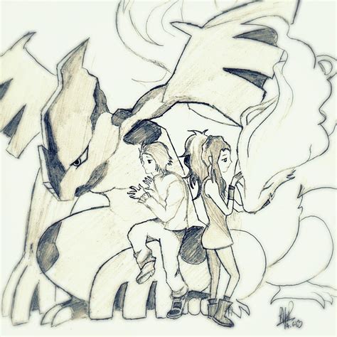 Pokemon Black 2 Sketch By Sacred Ass On Deviantart