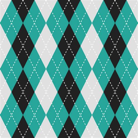Black And Green Color Argyle Pattern Argyle Vector Pattern Argyle Pattern Seamless Geometric