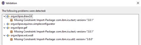 unsatisfied constraint import package com ibm icu text version 3 8 1 · issue 69