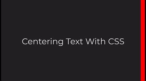 Center Text With Css Align Items And Justify Content Html And Css