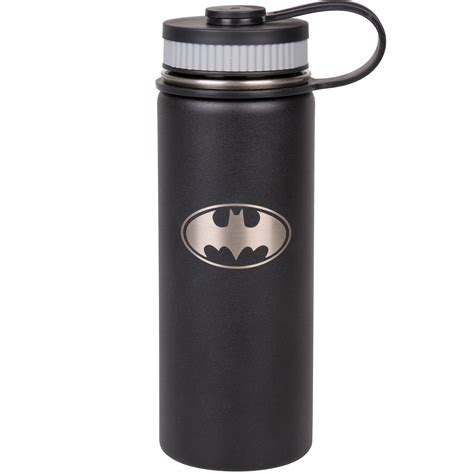 Dc Batman Stainless Steel Water Bottle Wide Mouth Double