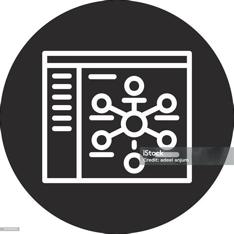 Graph Inverted Circle Black Stock Illustration Download Image Now