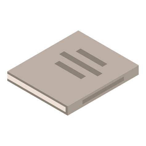 Notepad Icon Isometric Style Vector Art At Vecteezy