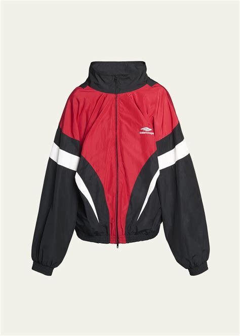 Balenciaga Mens Oversized Tracksuit Jacket Bergdorf Goodman