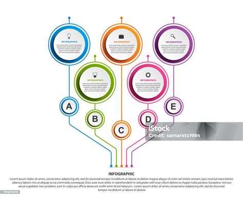 Infographic 비즈니스 프레 젠 테이 션 정보 배너 타임 라인 이나 웹 디자인을 위한 디자인 조직 차트 템플릿 0명에 대한 스톡 벡터 아트 및 기타 이미지 Istock
