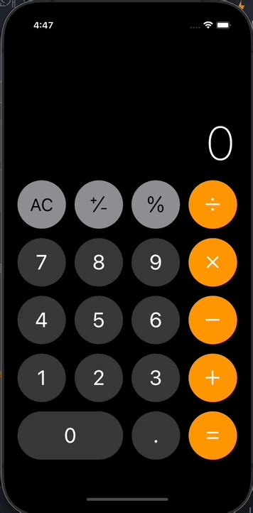 Github Sangwook16074myioscalculator Getx를 이용한 상태관리 클린한 코드를 작성하기 위한 연습을 진행하는 아이폰 계산기 클론 앱