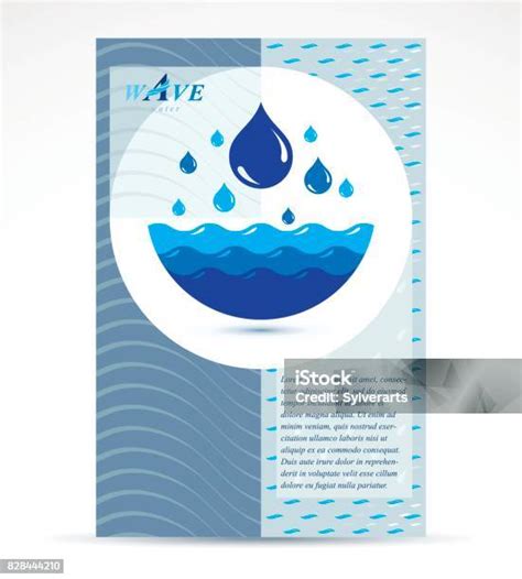 물 치료 회사 광고 플라이어입니다 글로벌 물 순환 개념 설계 푸른 행성입니다 0명에 대한 스톡 벡터 아트 및 기타 이미지 0명 3차원 형태 개념 Istock