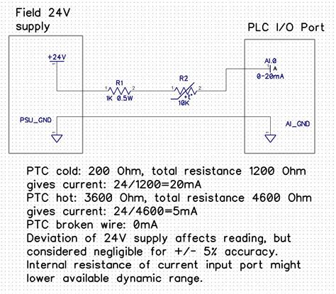 Connecting Ptc Thermistor To Plc R Plc
