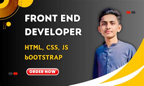 Professional Frontend Developer Html Css Js Bootstrap Mastery By