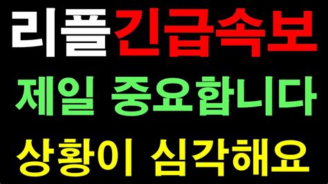 리플 리플 Sec 갑질 잡아냈습니다 그리고 상황이 급변합니다 빨리 대응하세요리플 리플코인 리플코인호재 리플코인전망 리플소송 리플대응 스텔라루멘