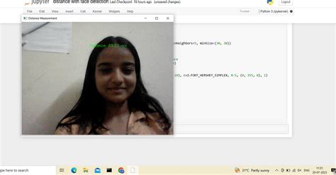 Real Time Face Distance Measurement With Python And Opencv By Ayushi Swarnkar Medium
