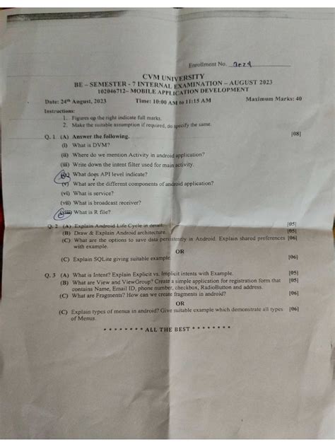 Cvmu 2022 External Papers Pdf