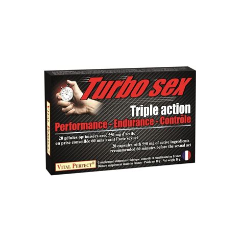 Turbo Sex Vital Perfect Booster Naturel De Libido Masculine Sexy Center