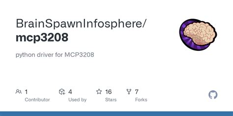Github Brainspawninfospheremcp3208 Python Driver For Mcp3208
