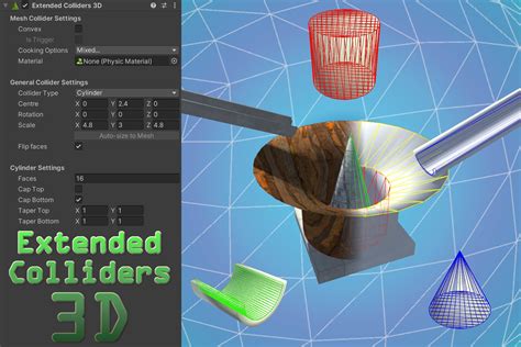 Extended Colliders 3d Physics Unity Asset Store