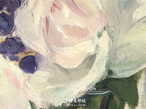 爱德华马奈水晶花瓶中的花Flowers in a Crystal Vase高清图下载