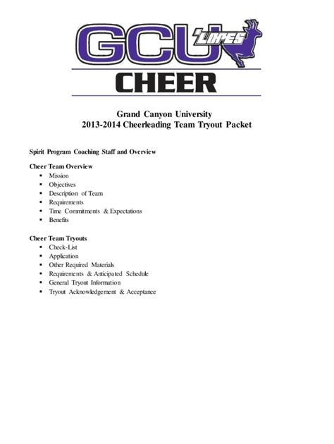 Fillable Online All Star Cheer Information Packet Hot Spot Gymnastics Fax Email Print Pdffiller