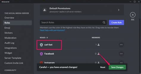 Comment utiliser Carl Bot pour les réactions et les rôles sur Discord Tiempo de Frikis