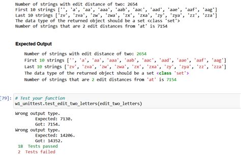 c2 w1 assignment edit two letters function 2 tests failed nlp with