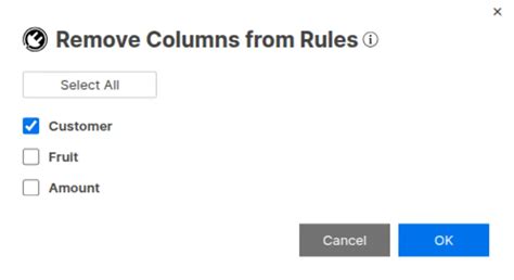 remove columns from conditional formats smartsheet
