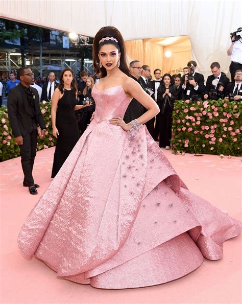 Deepika Padukone Wears Pink Zac Posen Gown At Met Gala 2019 Vogue India