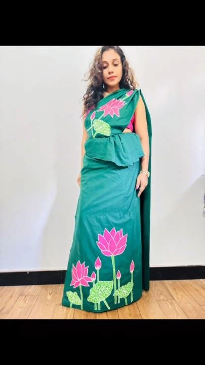 හෑන්ඩ් පේන්ටින් සාරි අඩුම මිලට Saree Sareedesign Youtube