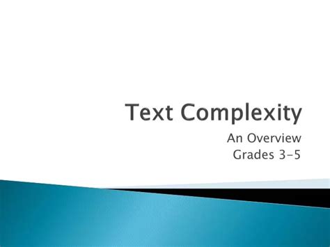 Ppt Text Complexity Powerpoint Presentation Free Download Id2593674