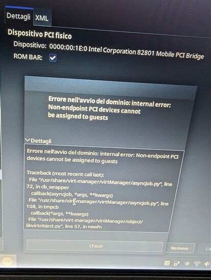 Cannot Pci Passthrough Pcmcia Card Probe Failed With Error 22