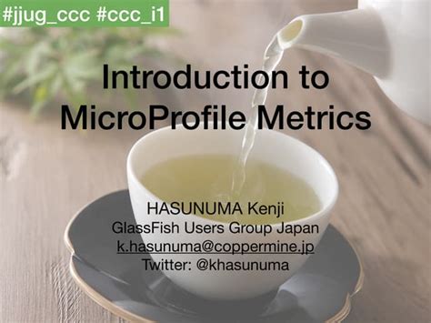 introduction to microprofile metrics ppt