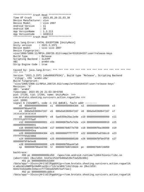 Mod Menu Crash 2023 05 26 21 03 38 Pdf Android Operating System Computer Architecture