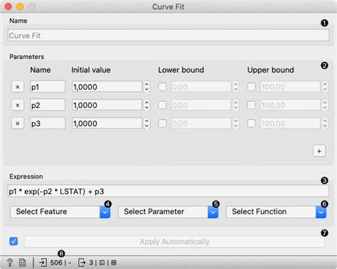 Curve Fit Orange Visual Programming 3 Documentation