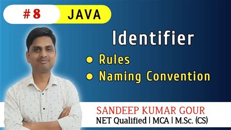 identifiers in java rules for identifier naming convention in java youtube