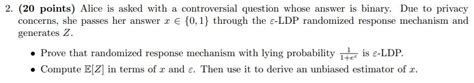 Solved 20 Points Alice Is Asked With A Controversial Chegg Com
