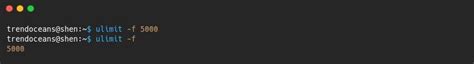 Ulimit Command Usage In Linux TREND OCEANS