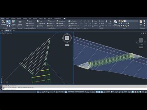 Autocad Civil 3d Skewed Box Culvert Verevli Kutu Menfez Civil 3d