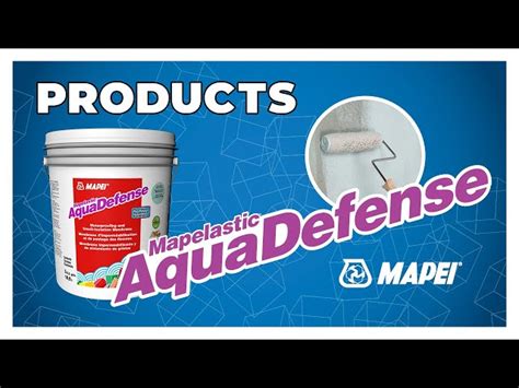 Mapei Mapelastic Aquadefense 1 Gallon Liquid Waterproofing Mapei