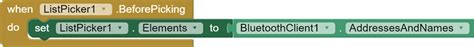 Bluetooth Listpicker List Is Empty Not Shown But Hc 05 Connection Is