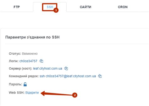 Connecting Via Web Ssh Cityhost