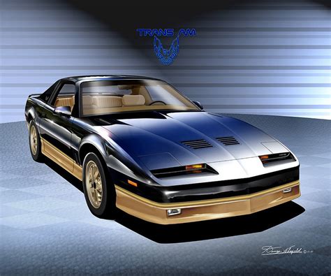 1985 1988 Pontiac Firebird Trans Am Art Print Automotive Wall Decor 5