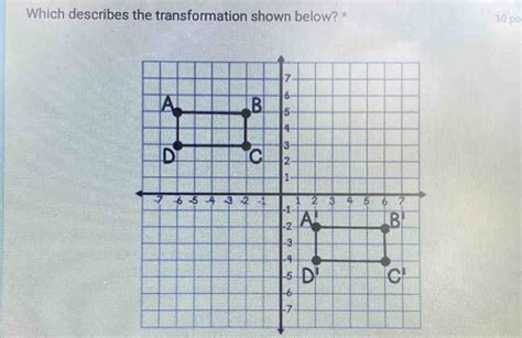 Which Describes The Transformation Shown Below 10 Po [math]