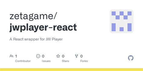 GitHub Zetagame Jwplayer React A React Wrapper For JW Player