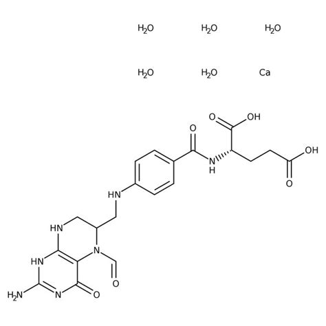 Folinic Acid Calcium Salt Pentahydrate 95 0 105 0 Thermo Scientific Chemicals Quantity 250