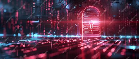 Premium Photo Securing The Digital Realm Minimalist Cyber Defense Concept Cybersecurity