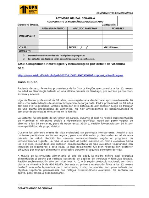 Tpcc S6 Ev Parcial 2023 1 Pdf Vitamina B12 Dieta